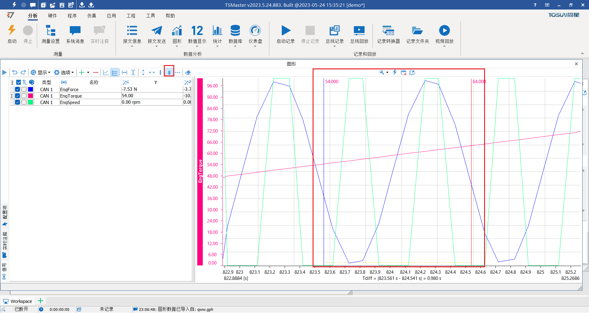 TSMaster图形模块功能详解（二）—— 以CAN信号为例 – CN知EV
